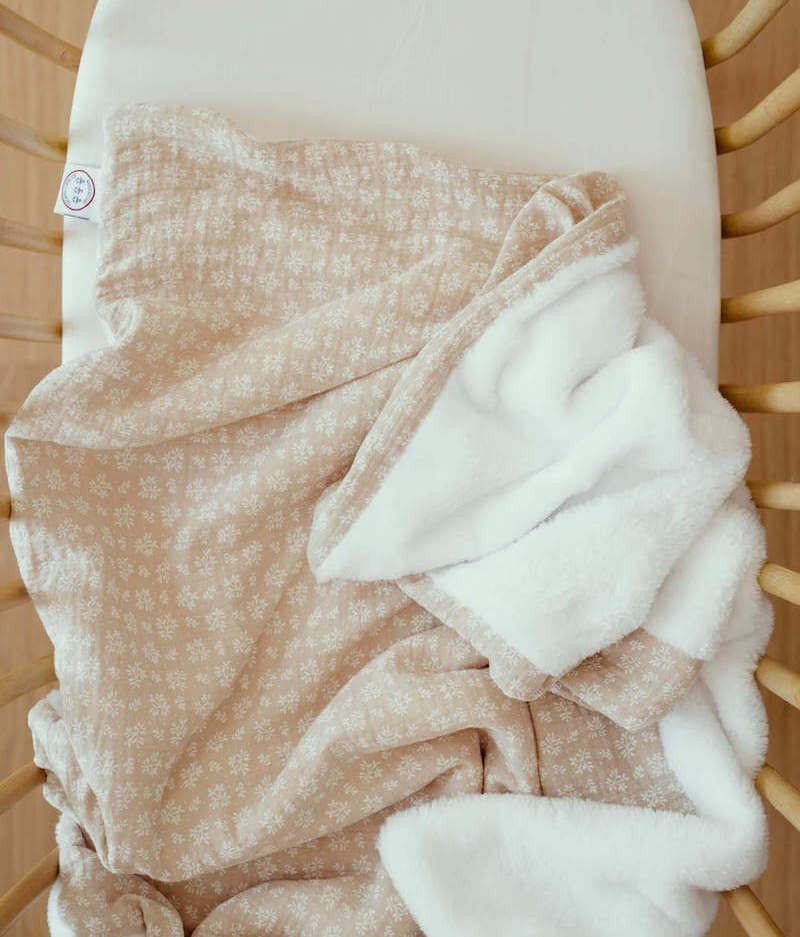 Couverture couleur lin - Manufacture des bébés français